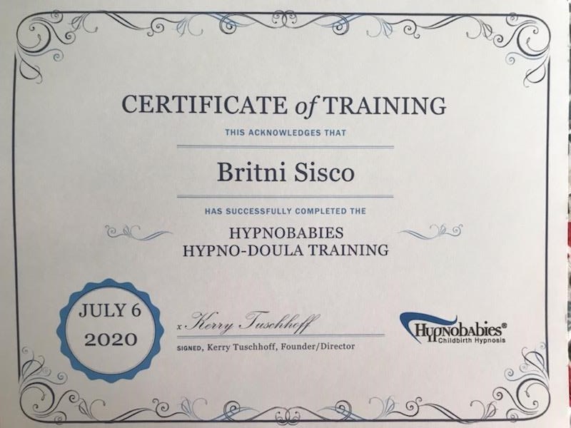 Britni Sisco Birth and Postpartum Doula Profile