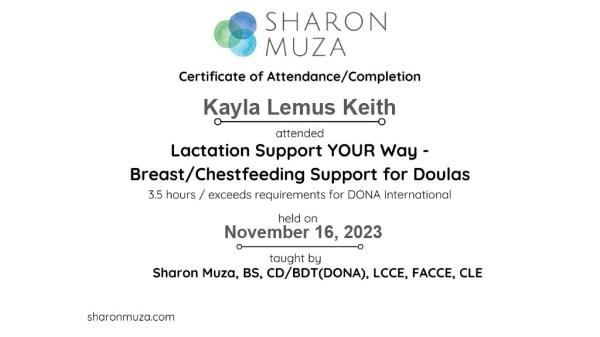 Kayla Lemus Keith Birth and Postpartum Doula Profile