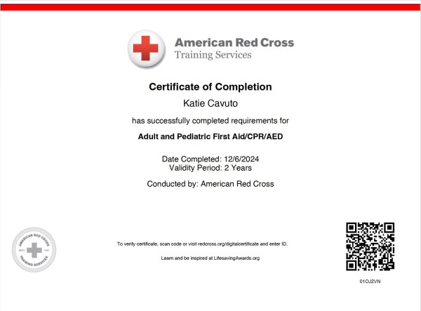 Katie Cavuto Postpartum Doula Profile