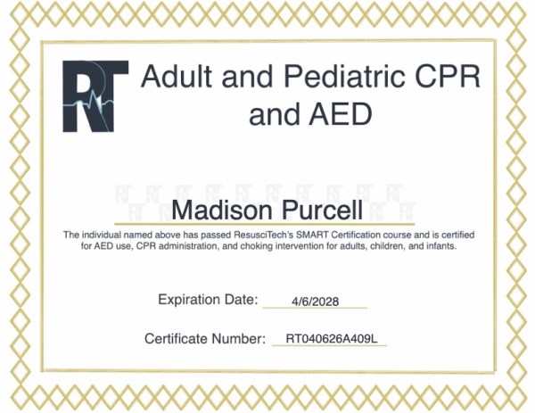 Madison Purcell Birth and Postpartum Doula Profile