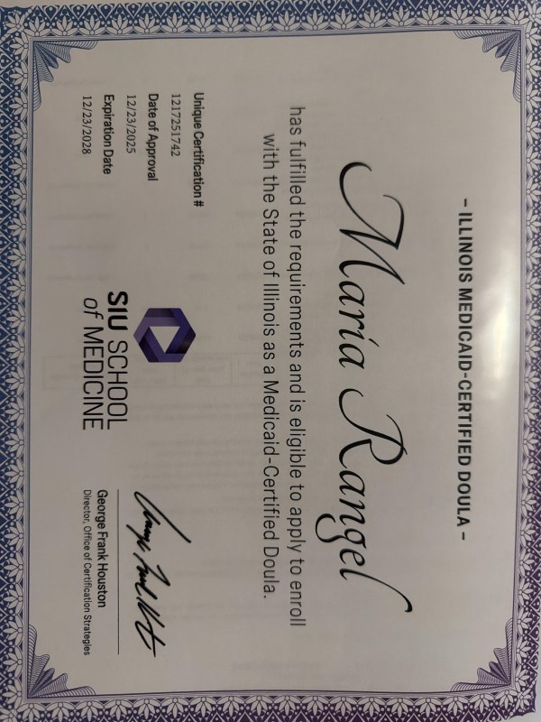 Mari Rangel Birth and Postpartum Doula Profile